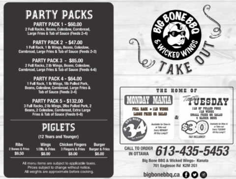 Big Bone BBQ Ottawa - Big Bone BBQ - Memphis BBQ